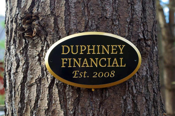 Custom Carved Company Business Name Sign with Established Year – The ...