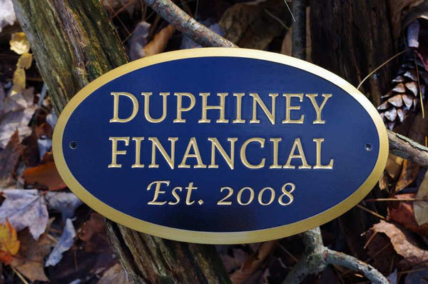 Custom Carved Company Business Name Sign with Established Year – The ...