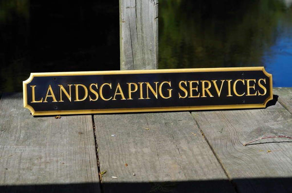 Custom v-carved Quarterboard sign - Add your name – The Carving Company