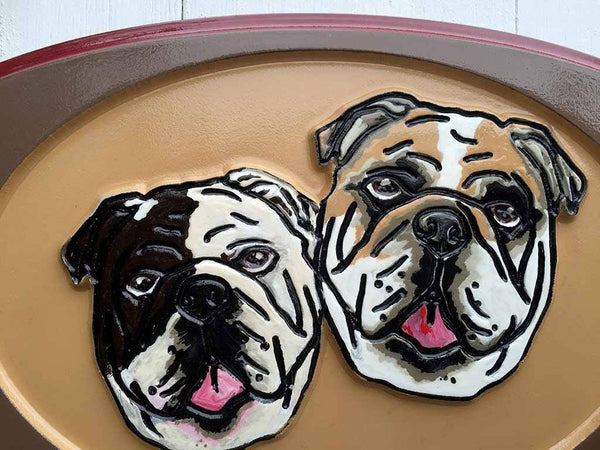 Custom Carved Address or House number sign - With pet image – The ...