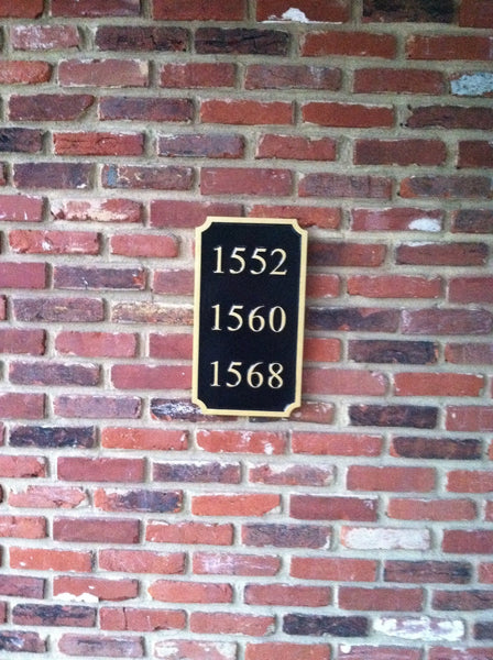 Numbers for House, Apartments, Condo's, Units etc – The Carving Company