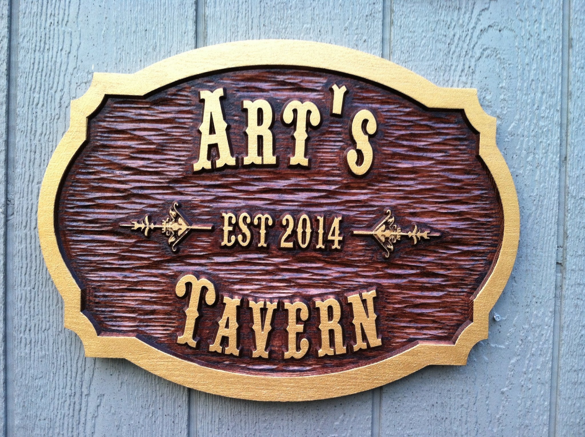 Oak Wood Signs
