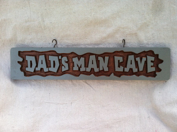 Personalized Carved Dads Man Cave Sign (MC6) – The Carving Company