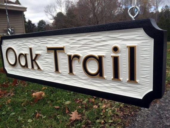 Custom Carved Estate Sign – The Carving Company