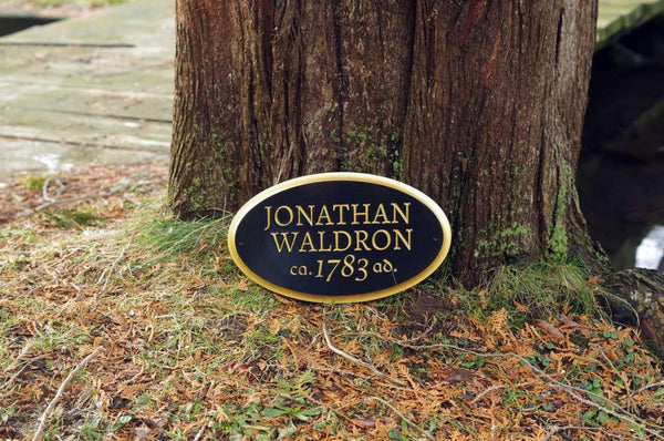 Custom Carved Builders Name Sign / Founder Sign with circa year – The ...