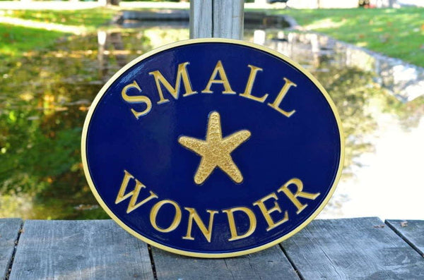 Personalized Nautical House Marker Sign with Name – The Carving Company