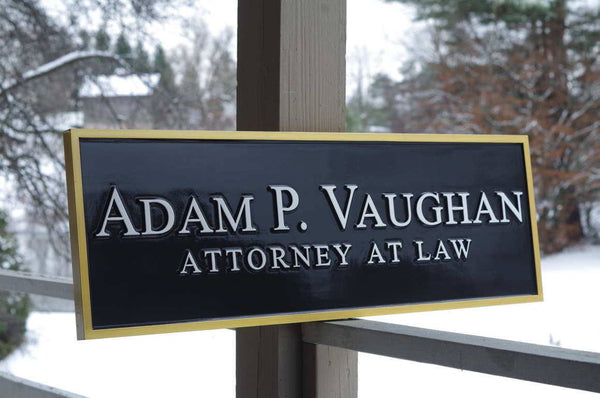 Professional Business Office Signs - 3D Custom Carved Dimensional HDU ...