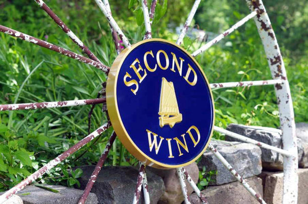 Personalized Nautical Sailboat House Marker Sign with Name – The ...